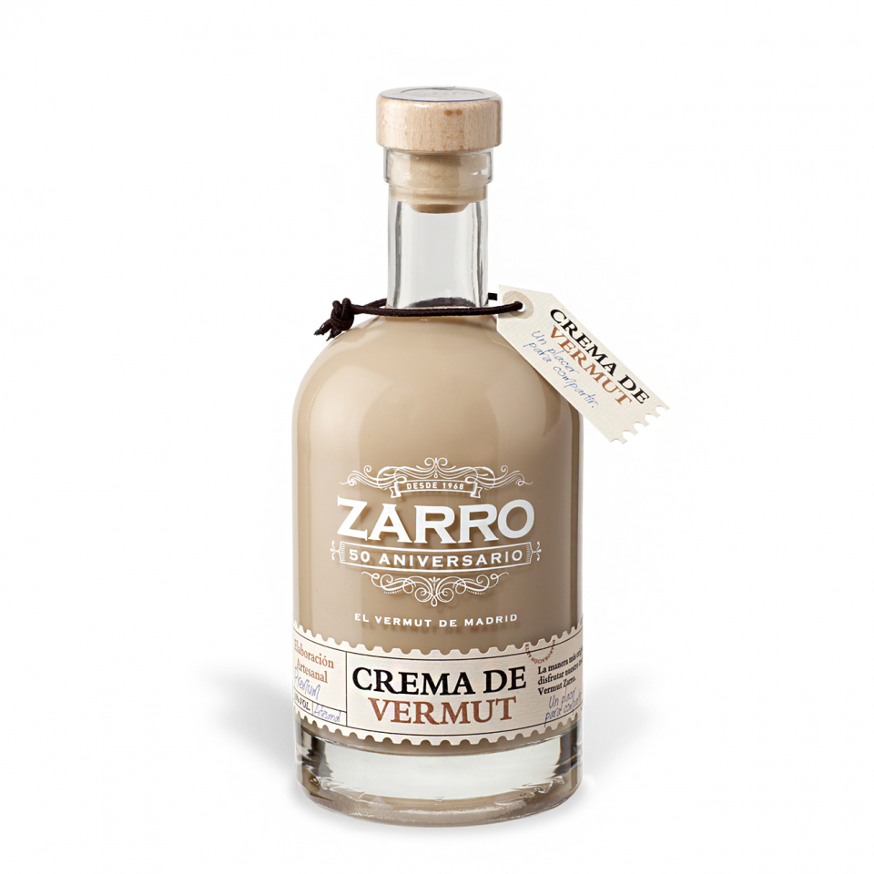Crema de Vermut Zarro. El vermut de Madrid. Branding. Packaging