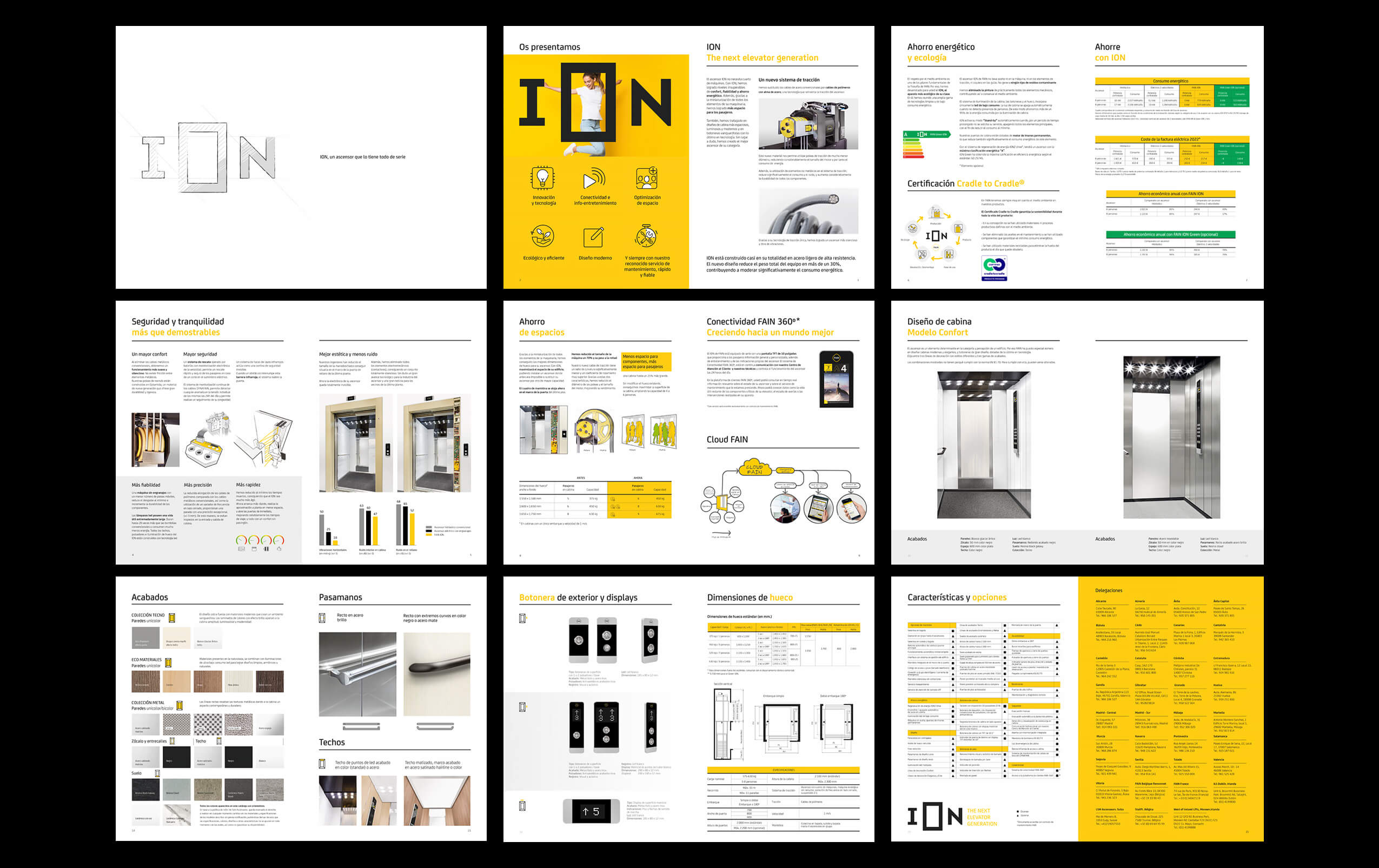FAIN Ascensores. Identidad de marca. Marketing. Diseño gráfico