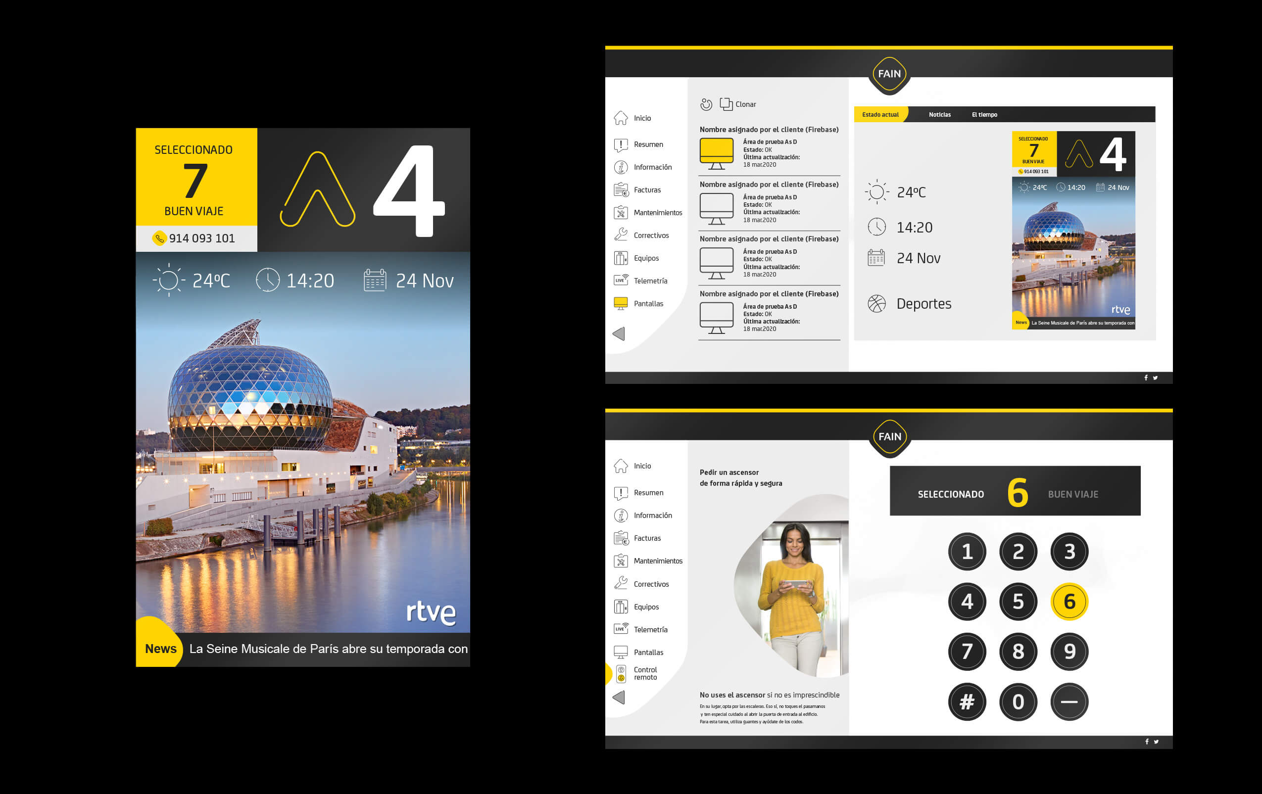 FAIN Ascensores. Identidad de marca. Marketing. Diseño gráfico