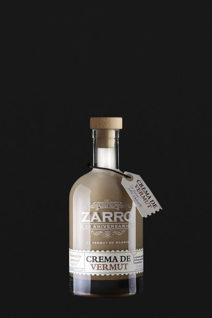 Crema de Vermut Zarro. El vermut de Madrid. Branding. Packaging
